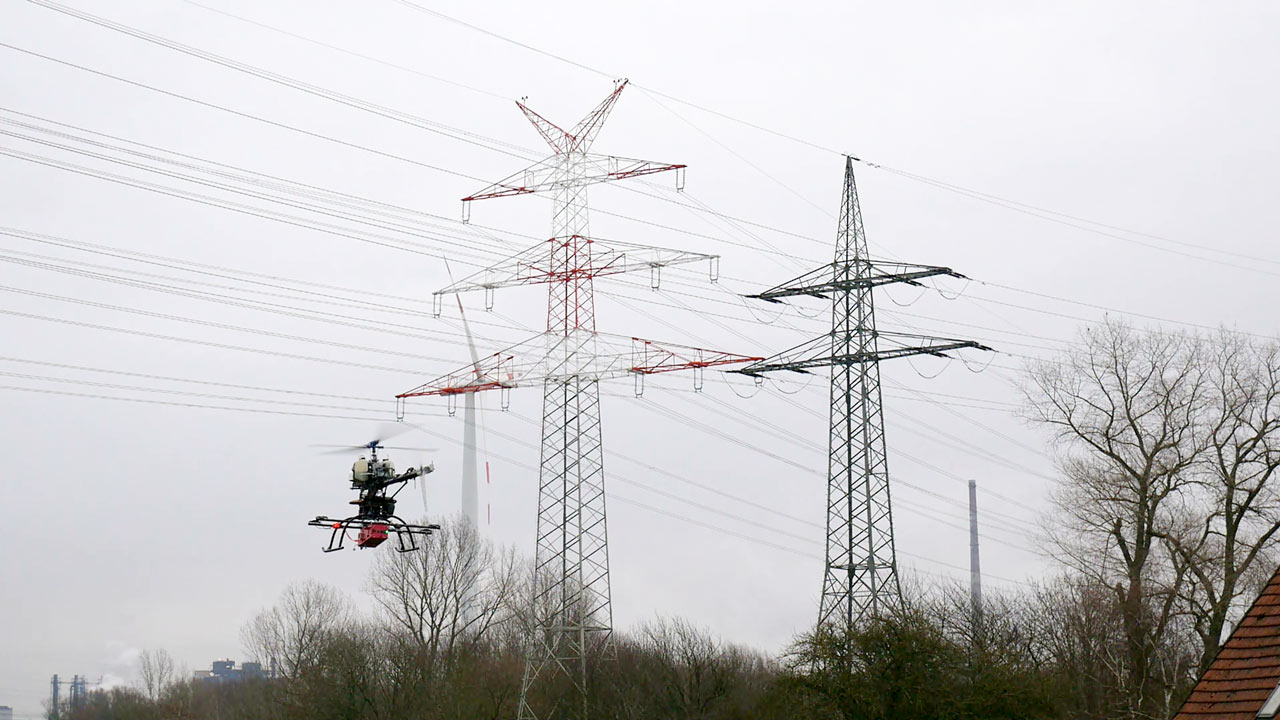 Aeroscout - Power Line Tower Inspection with LIDAR